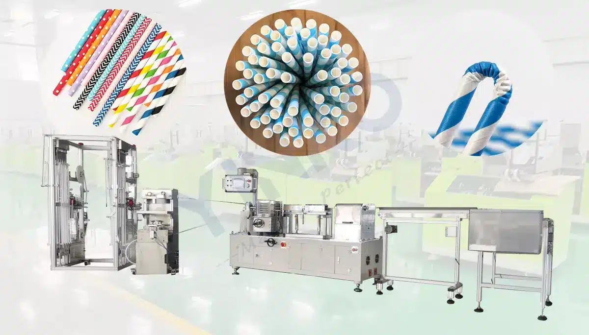 Paper straw production line-making degradable straw more easily